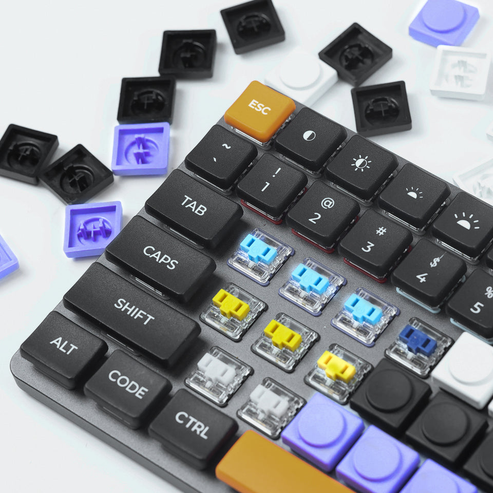 Chocfox CFX UP 1U- Keycaps for Kailh Choc Switch by Chosfox